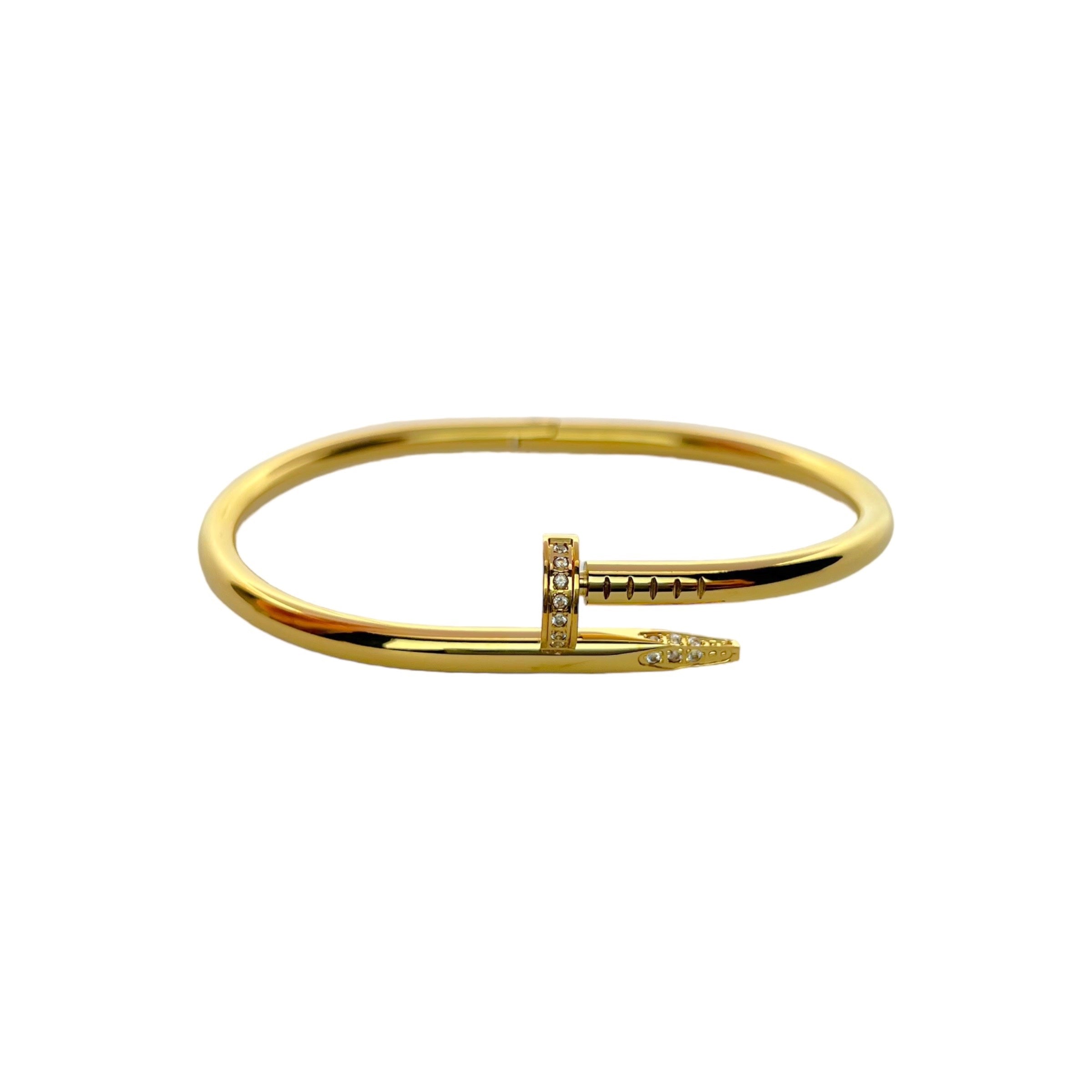 Bracciale Chiodo Pavé Rigido – rainbow-gioielli